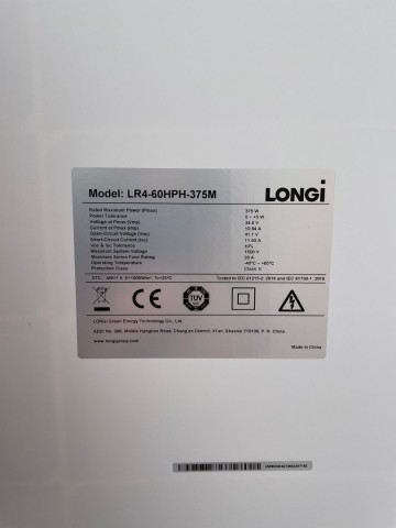 LONGi- LR4-60HPH-375M - Outlet - Webshop Solar Europe | SolarEU | Solar ...